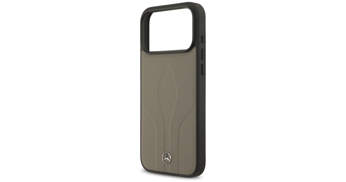 Husa Mercedes Leather The Move MagSafe pentru iPhone 17 Pro Max taupe ...