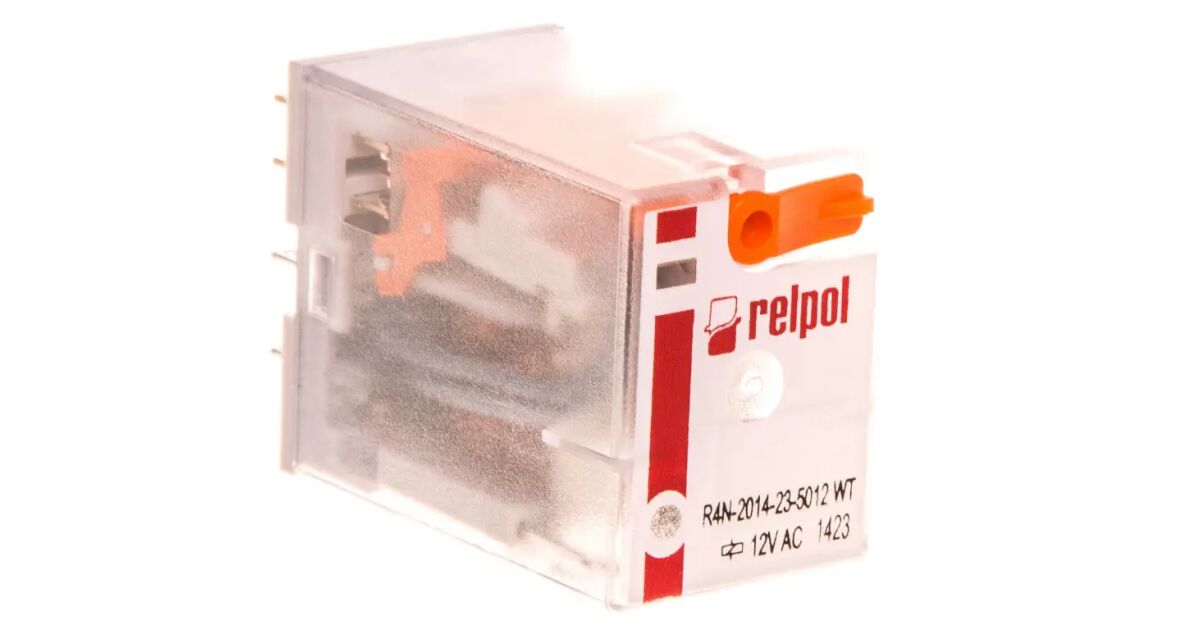 Relpol Ipari relé R4N-2014-23-5012-WT (860628) | Pepita.hu