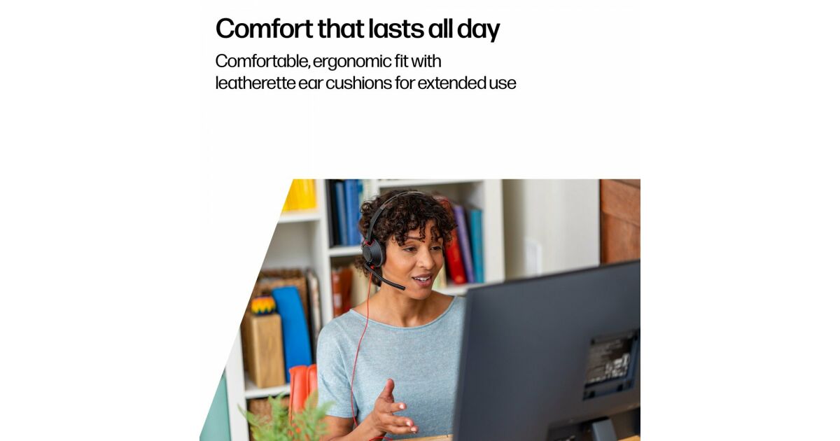 HP POLY Blackwire 5220 Stereo USB-C Headset +3.5mm Plug +USB | Pepita.com