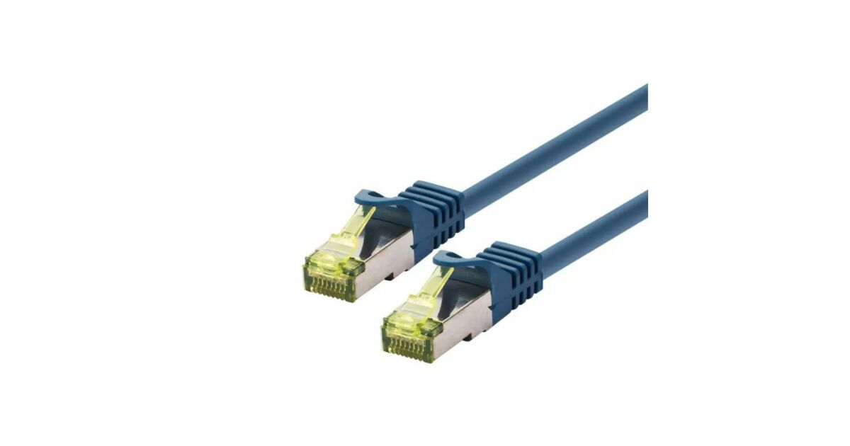CABLU PROFESIONAL DE CONECTARE LOGON SFTP/AWG26/LSOH 1M - CAT6A 500Mhz ...