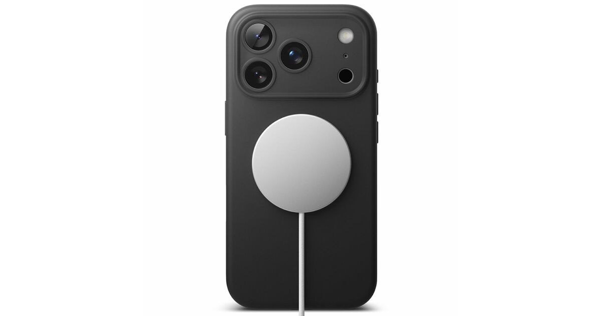 RINGKE SILICONE MAGNETIC MAGSAFE IPHONE 17 PRO FEKETE | Pepita.hu