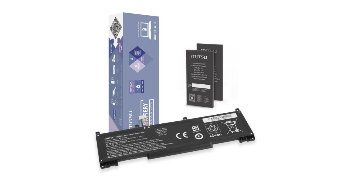 Bateria Mitsu pentru HP EliteBook 430 G8, 630 G9, 650 G9 | Pepita.com
