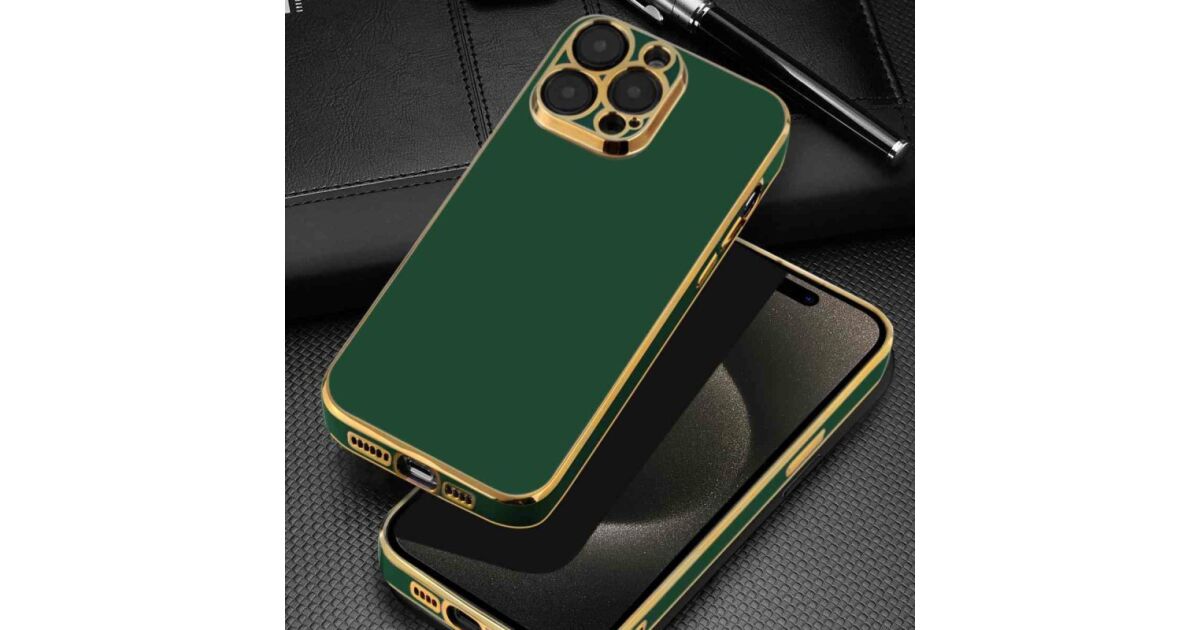 Husa GLAMOUR pentru Apple iPhone 17 PRO MAX verde | Pepita.com