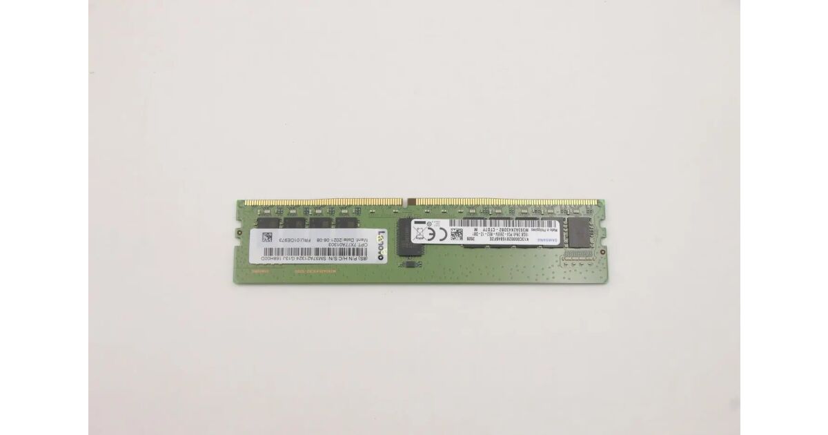 Lenovo ThinkSystem 16 GB TruDDR4 2666 MHz (2 Rx8 1,2 V) RDIMM **Új Kiskereskedelmi** 2Rx8 1,2 V ...
