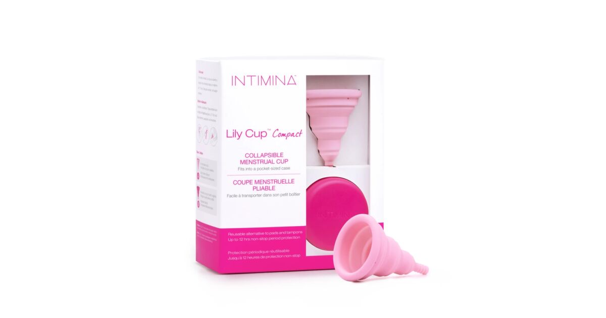 Intimina Lily Cup Compact A silikonowy kubeczek menstruacyjny składany ...