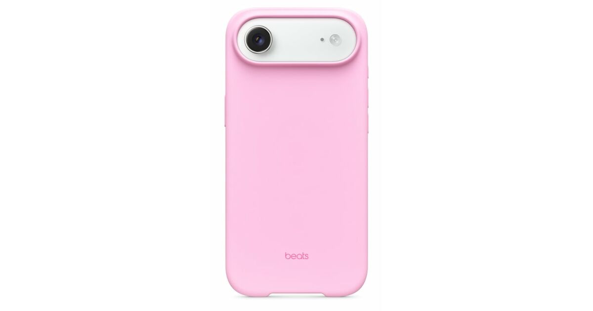 APPLE Beats iPhone Air Case with MagSafe and Camera Control Pebble Pink ...