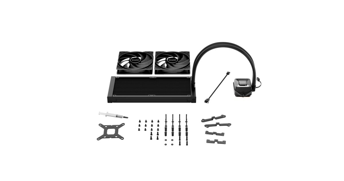 Be Quiet! CPU Water Cooler - PURE LOOP 3 280mm (2x140mm, csatlakozó ...