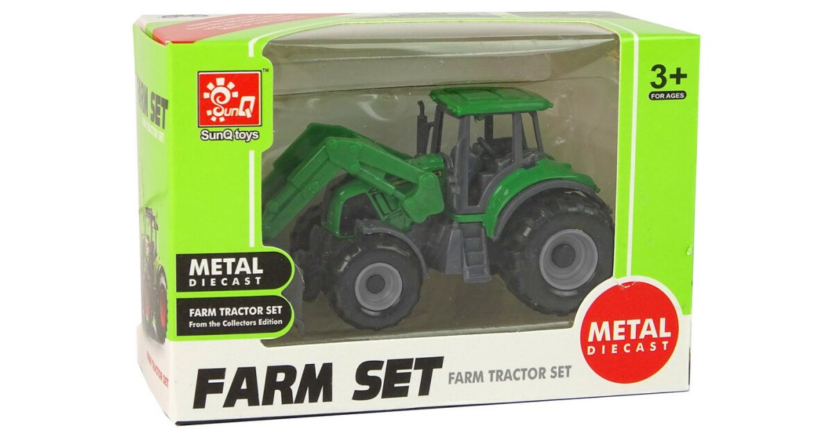 Mezőgazdasági jármű traktor Bulldózer zöld kicsi | Pepita.hu