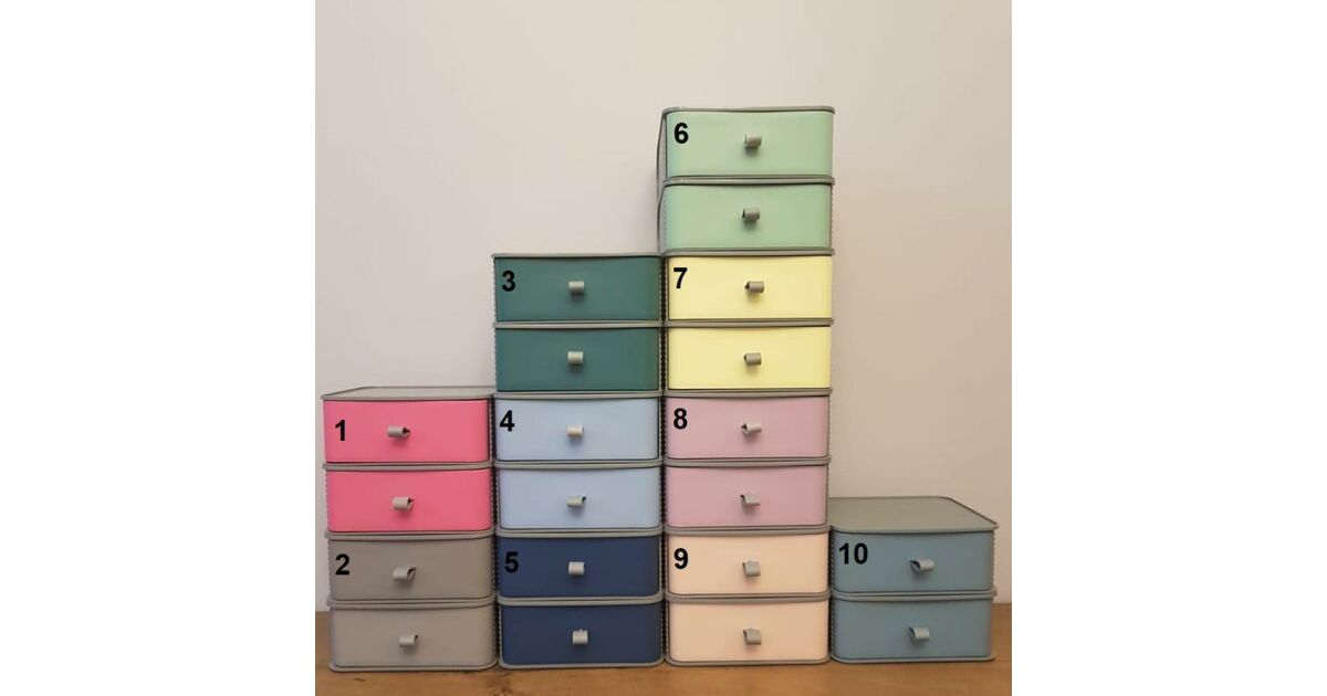 Domotti Sorter fiókos tároló 17.5x19.5x7 cm menta | Pepita.hu