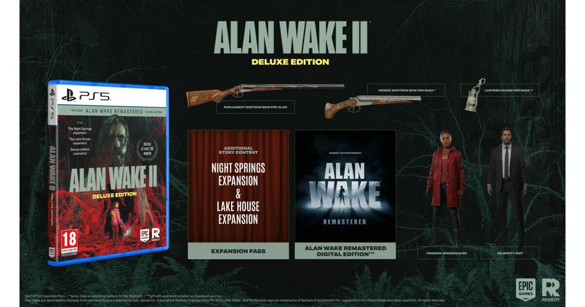 Alan Wake 2 - Ediția Deluxe (Playstation 5) | Pepita.com