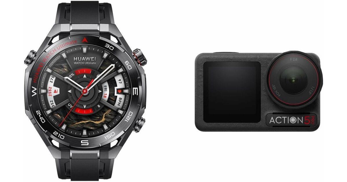 Huawei Watch Ultimate 2 Fekete + DJI OSMO ACTION 5 PRO | Pepita.hu