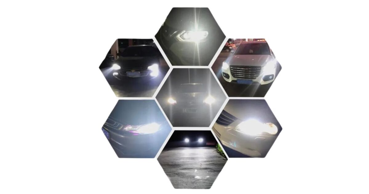 Set 2 becuri auto H4 cu 42 LED SMD 120W 6000k 12/80V doua faze lupa ...