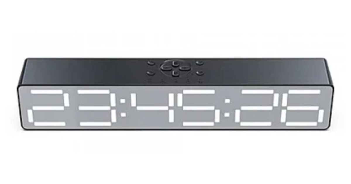 Boxa Portabila cu Ceas Alarma SD Bluetooth Andowl QYXB133 | Pepita.com