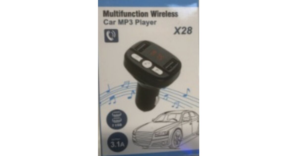 Modulator auto FM X28 cu Bluetooth si incarcare | Pepita.com