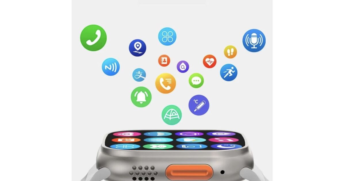 Ceas SmartWatch T800 Ultra 2 Notificari Apel si Retele Sociale ...