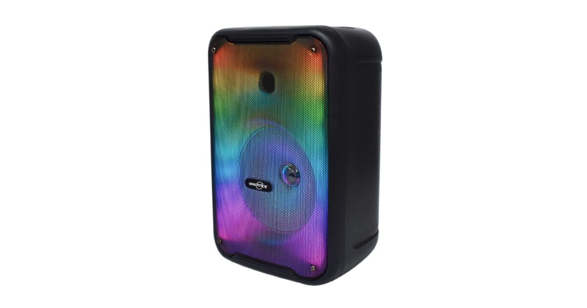 Boxa portabila GTS-1726 Bluetooth Putere 20W Lumini LED RGB | Pepita.com