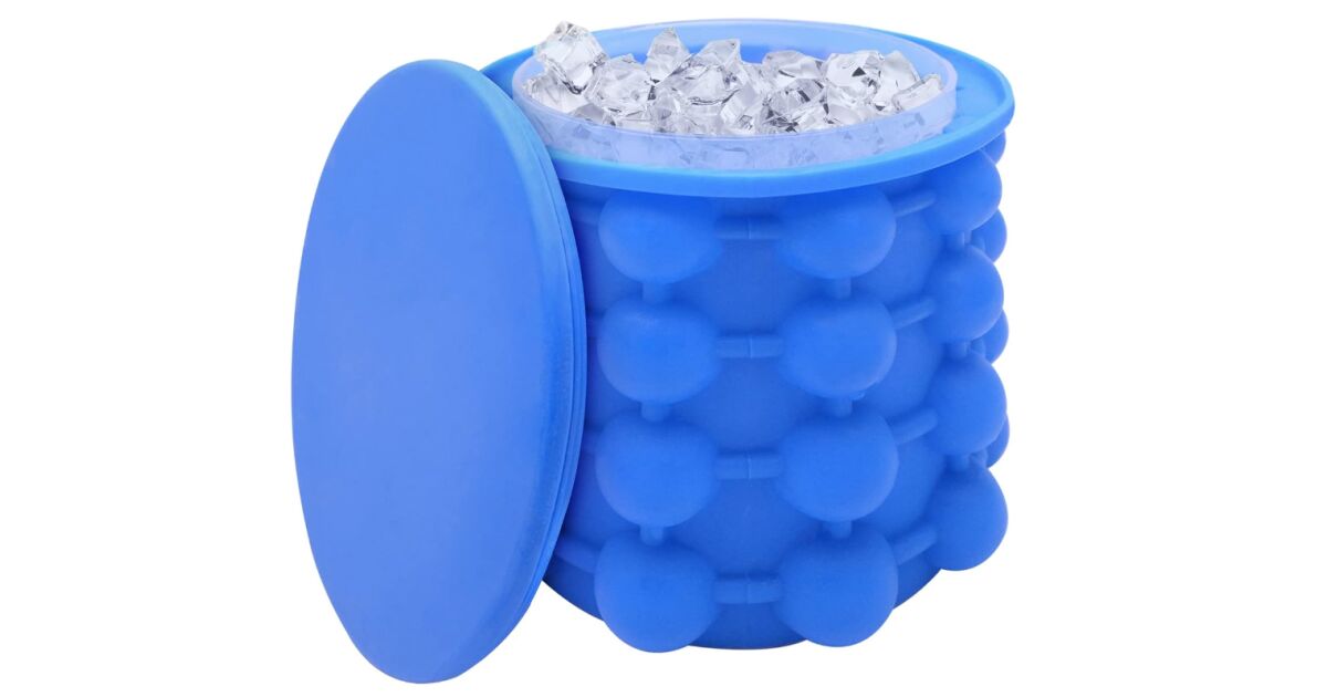Frapiera gheata 2 IN 1 din silicon si forma pentru cuburi de gheata ...