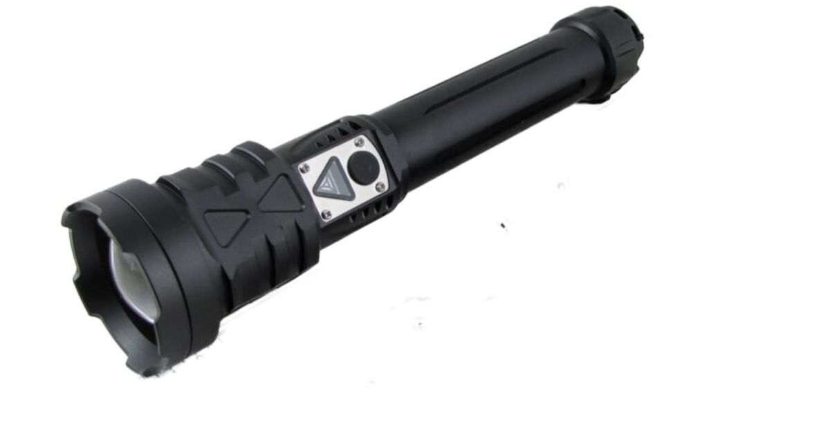 Lanterna de mana profesionala LED BL G206 P360 cu 5x zoom aluminiu ...