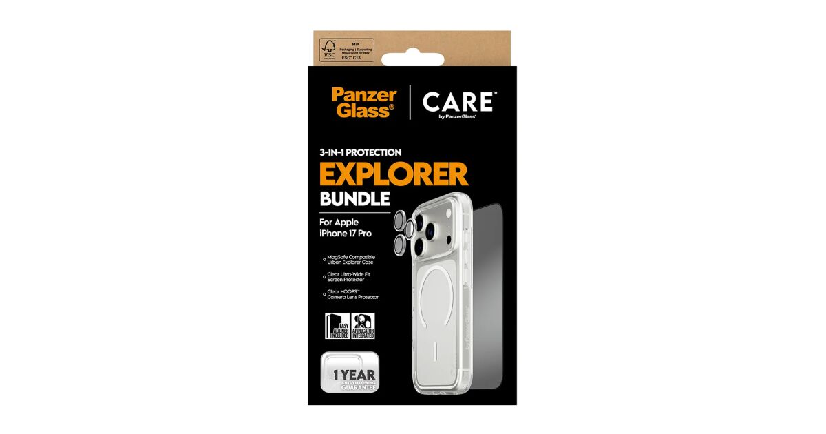 PanzerGlass CARE Apple iPhone 17 Pro 3in1 Urban Explorer Kit | Pepita.hu
