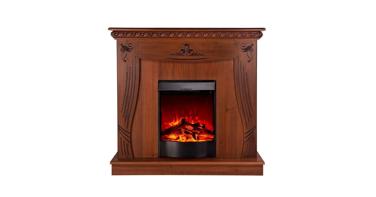 Elektricý krb Napoli Nut & Corsica, Art Flame, 1035x1100x300 mm, 1500 W ...