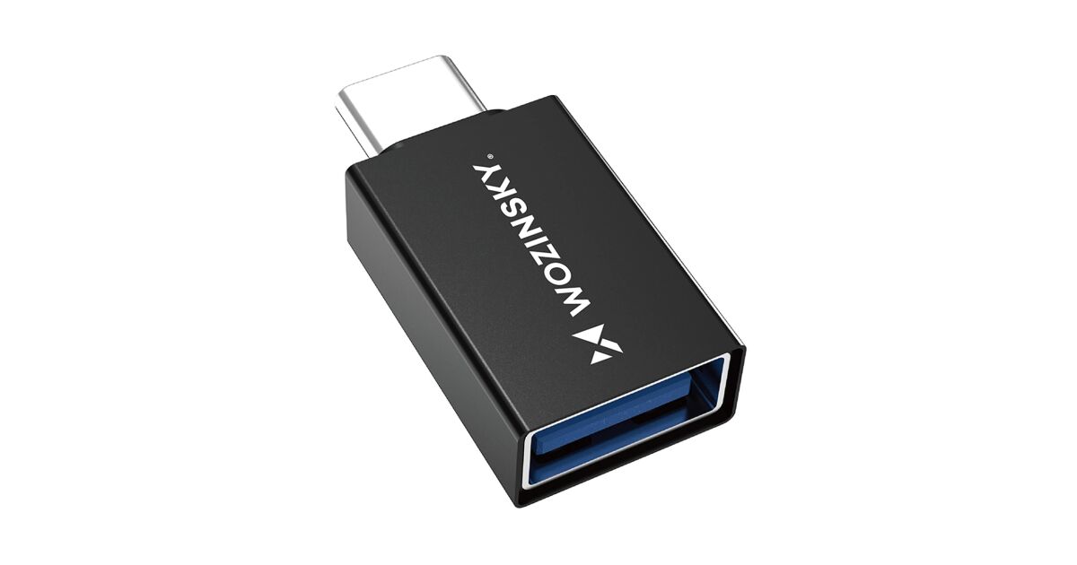 Adaptor Wozinsky W10GY1S USB-C - USB-A 3.2 10Gb/s - negru | Pepita.com