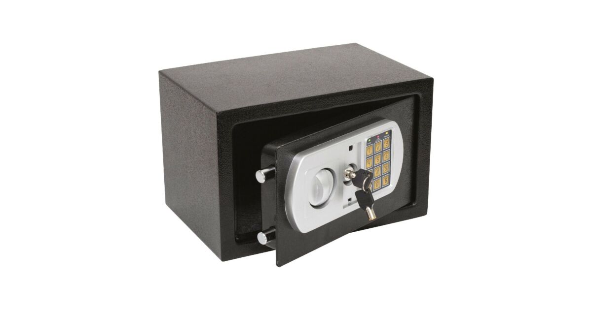 HOME SAFETREZOR seif digital pentru mobilă, oțel, cod 3-8 cifre ...