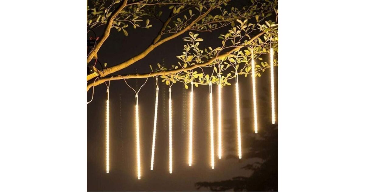 SIKS karácsonyi beépítési típusú Meteor Doves, 80 cm, 8 cső X 36 LED ...