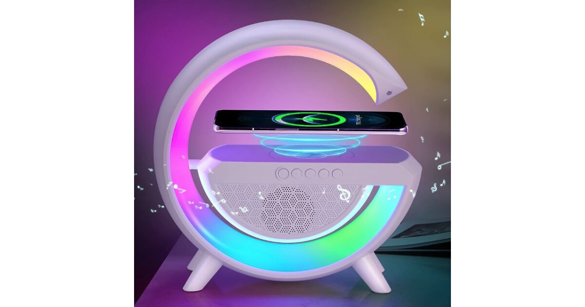 Boxa Multifunctionala 3 in 1 lampa LED RGB smart BT 2301 boxa ...