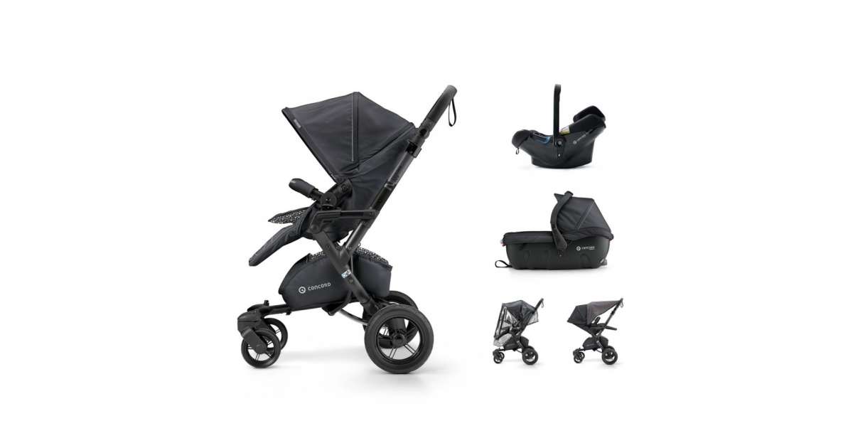 Concord Neo Travel-Set 3in1 multifunkciós Babakocsi #fekete | Pepita.hu