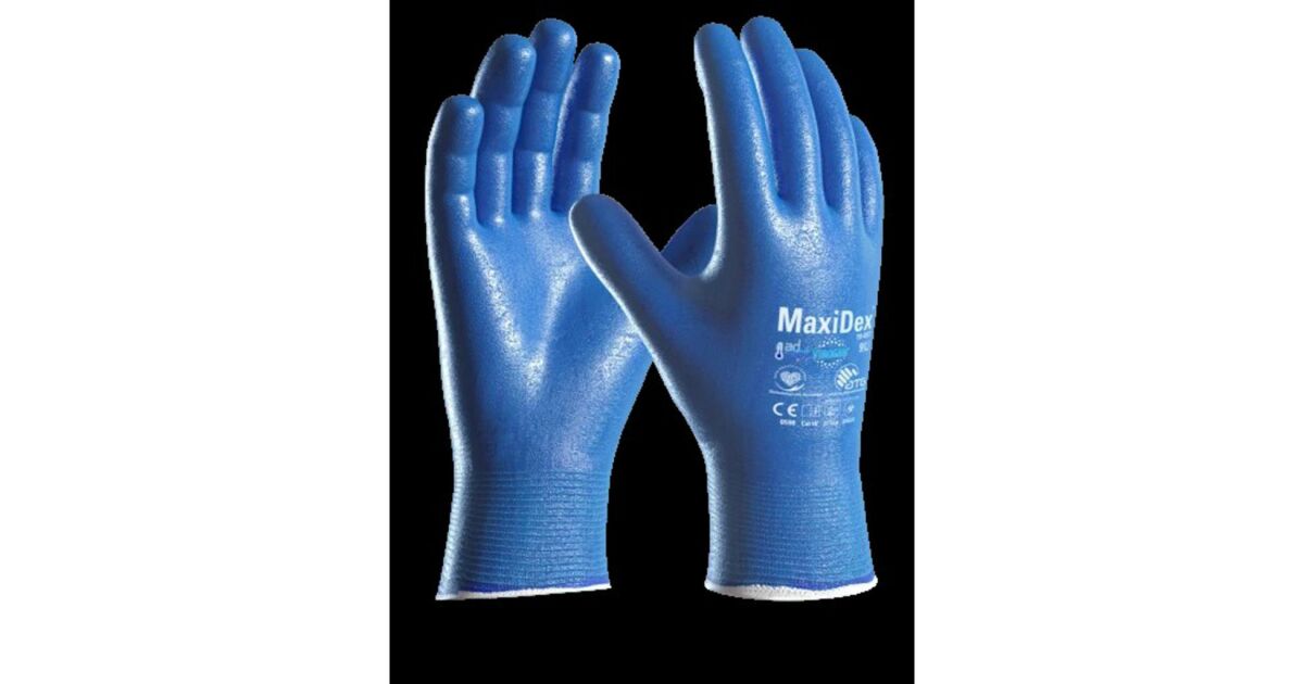ATG® MaxiDex® és ViroSan vegy- és olajálló mártott védőkesztyű ...