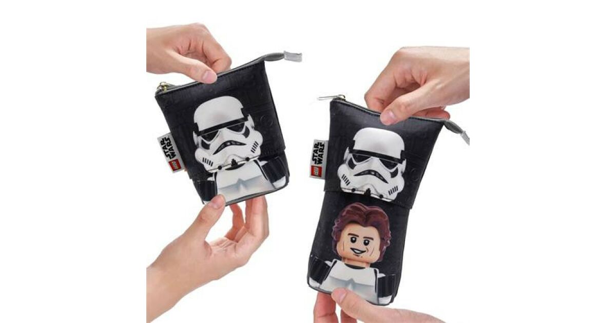 Tolltartó, cipzáras, pop-up, LEGO Star Wars Stormtrooper/Han Solo ...