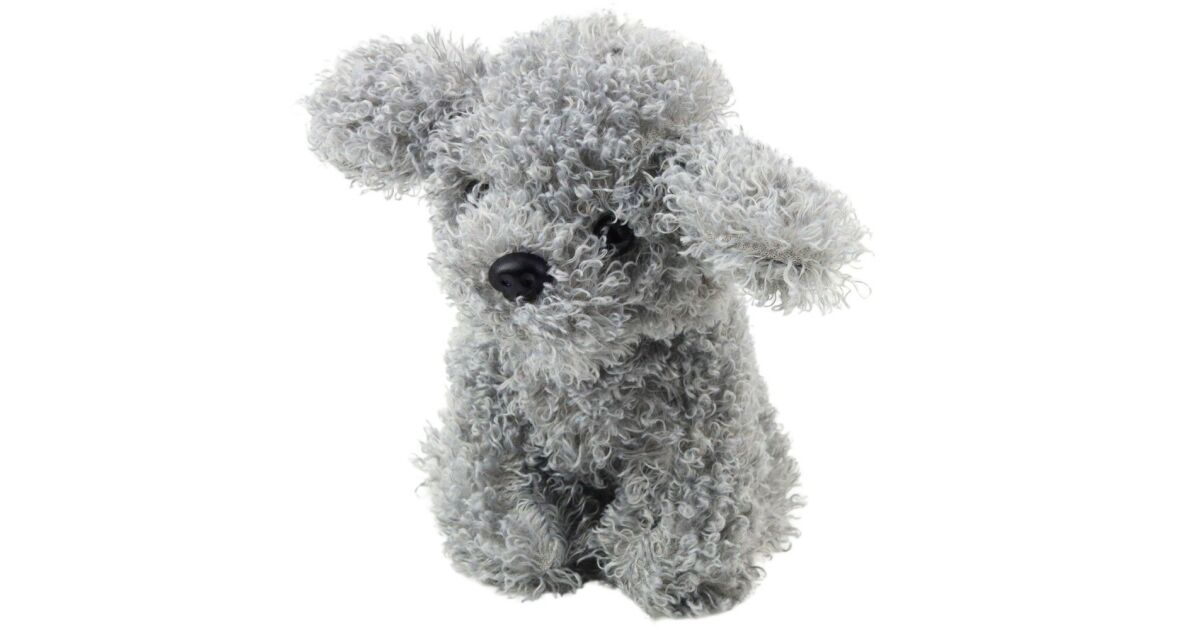 Vélemények: Plüss játék mini uszkár kutya, szürke, 20 cm | Pepita.hu