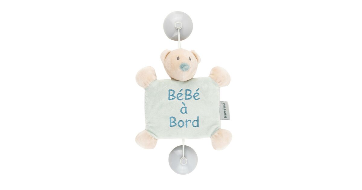 Nattou Baby on Board plüss Romeo, Jules and Sally - Jules, a medve ...