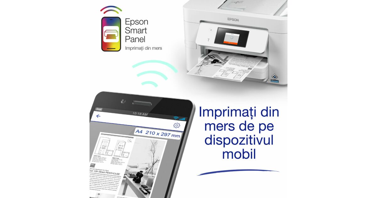 Imprimanta Multifunctional Epson Printer PRO WF-M4619DWF 4-in-1 ...