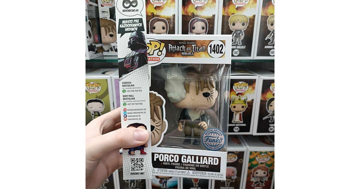 Funko POP! Attack on Titan: Porco Galliard Special Edition | Pepita.com
