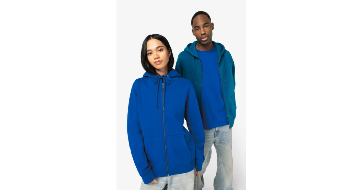Native Spirit NS402 UNISEX ZIP-UP HOODED SWEATSHIRT M | Pepita.hu