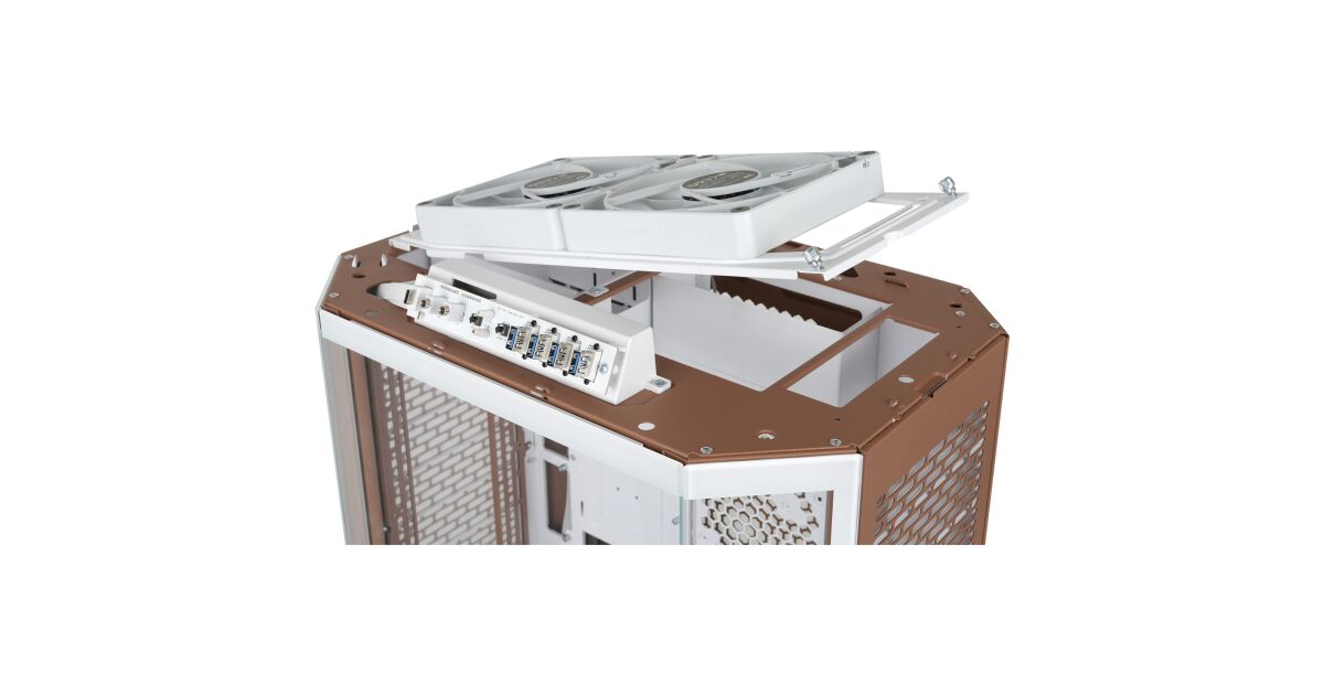 Thermaltake The Tower 600 Midi Torony Számítógépház - Világosbarna ...