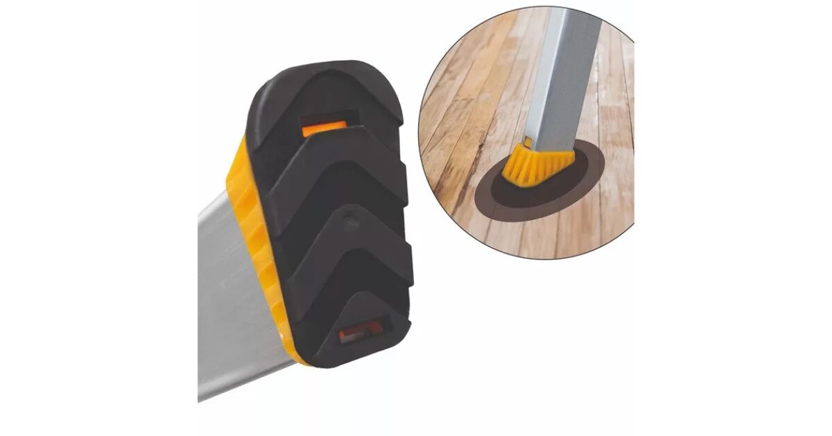 Scară profesională din aluminiu DRABEST MAX 5 (4+1) trepte, pliabilă ...