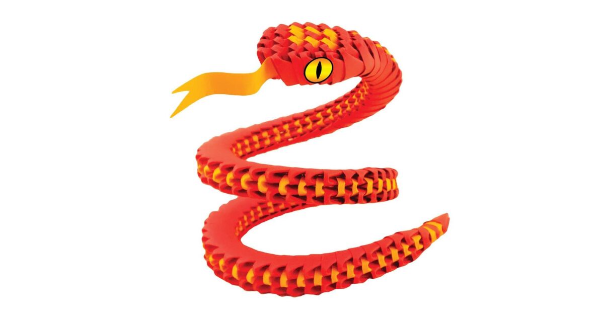 Creagami -3D origami készlet, Kígyó (kicsi) | Pepita.hu