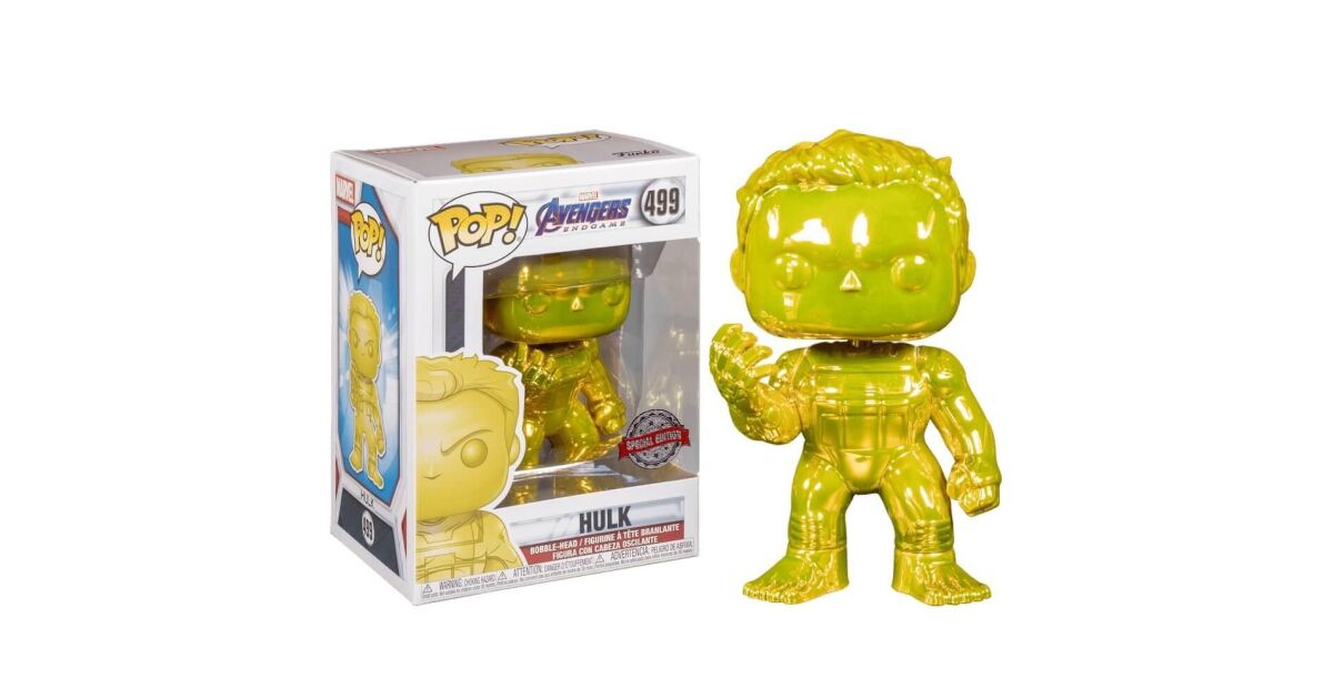 Funko POP! Marvel Avengers Endgame - Hulk Yellow Chrome figura | Pepita.hu