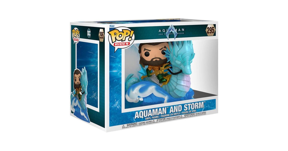 Funko POP! Deluxe: Aquaman and the Lost Kingdom - Aquaman on Storm ...