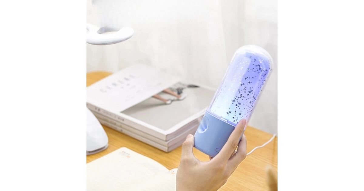 Ultrahangos USB aroma diffúzor csillag mintával - 3in1 aromaterápiás ...