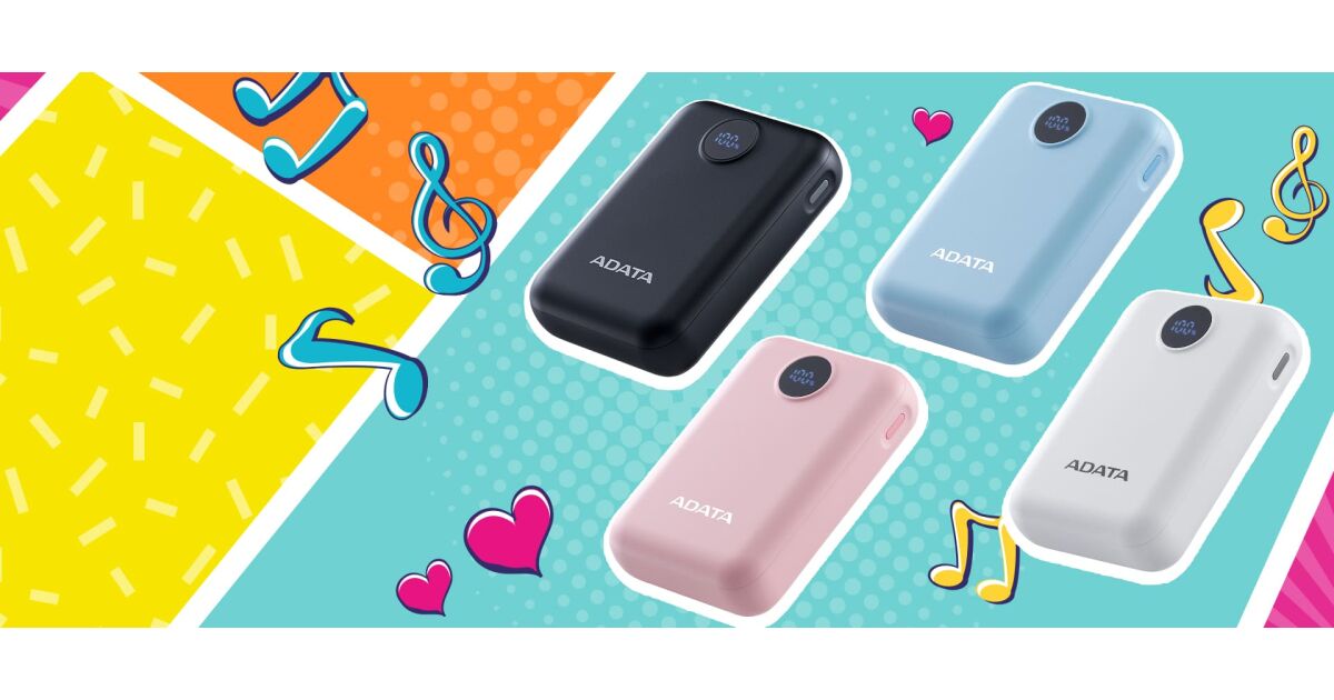 A-Data C100 Powerbank USB-A + Type-C / 10000mAh 20W - Rózsaszín | Pepita.hu