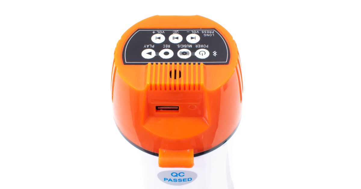 Thunder MGX-45BT megafon, hangosbeszélő 50W – beszéd, felvétel, MP3, Bluetooth (+AKKUMULÁTOR ...