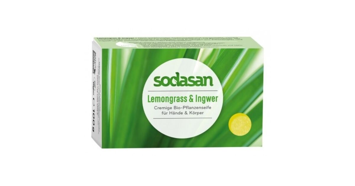 Bio citromfű és gyömbér krémszappan 100g SODASAN | Pepita.hu