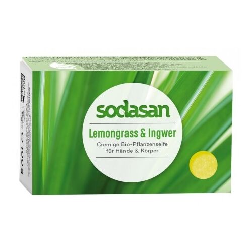Bio citromfű és gyömbér krémszappan 100g SODASAN | Pepita.hu