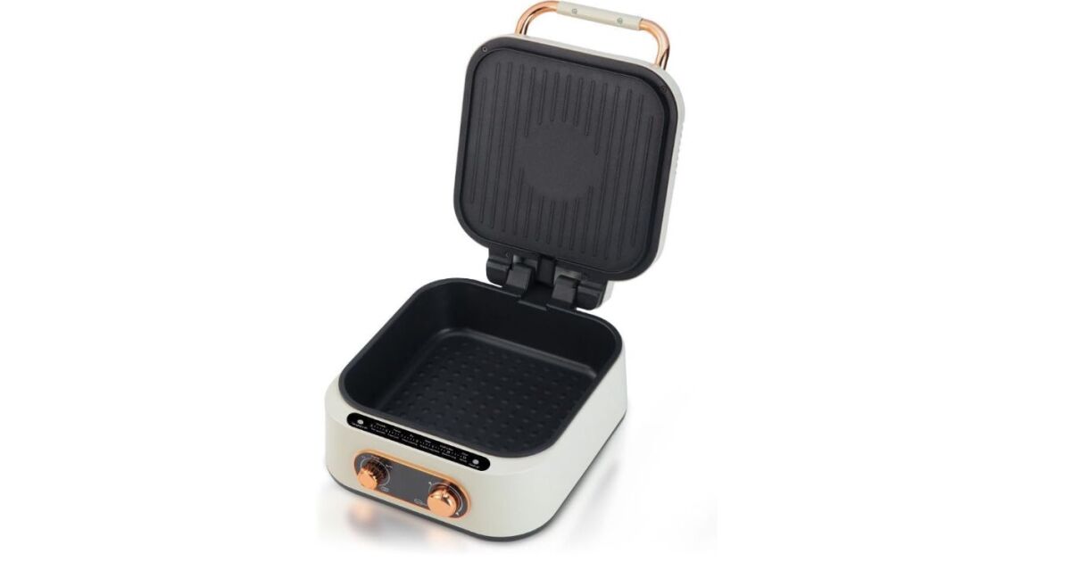 Multicooker RAF 3 In 1 Hot Pot Grill putere 1800W Alb | Pepita.com