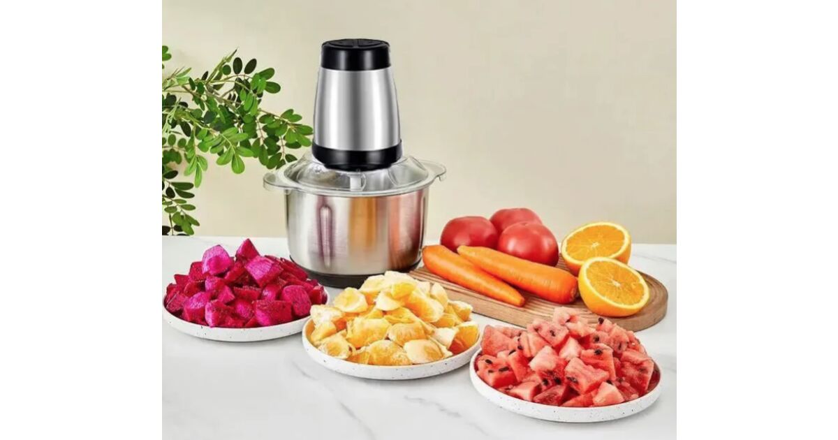 Tocator Electric Multifunctional Q JR842 650W cu 2 Viteze din Inox ...