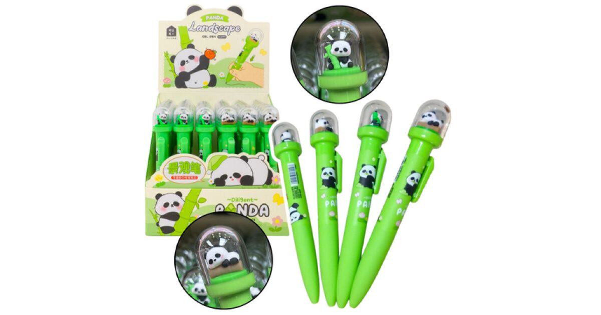 Zöld Panda gél toll Dome kék tinta 0.5mm – 21548 | Pepita.hu