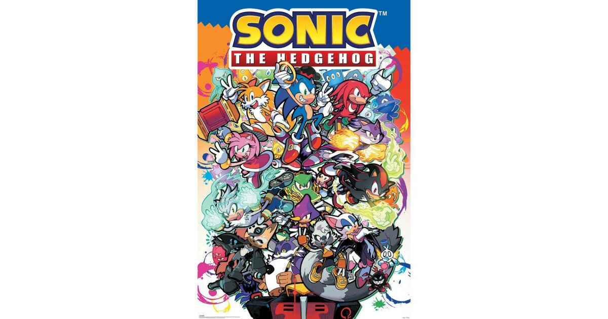 Sonic the Hedgehog (SONIC COMIC CHARACTERS) maxi poszter | Pepita.hu